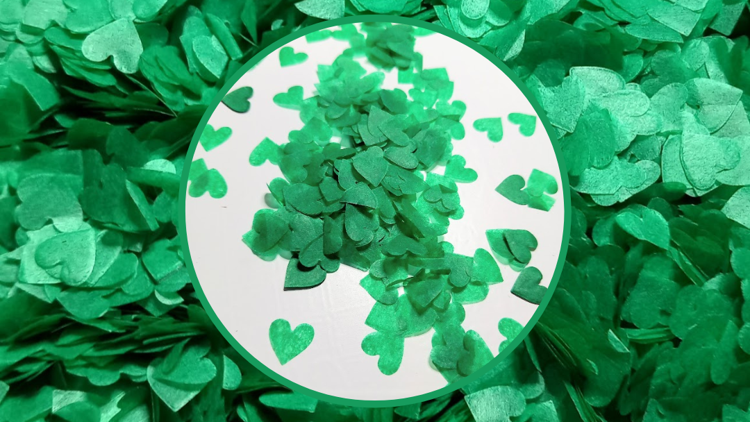 Biodegradable Wedding Confetti - Dark Green – Pantaloons Confetti